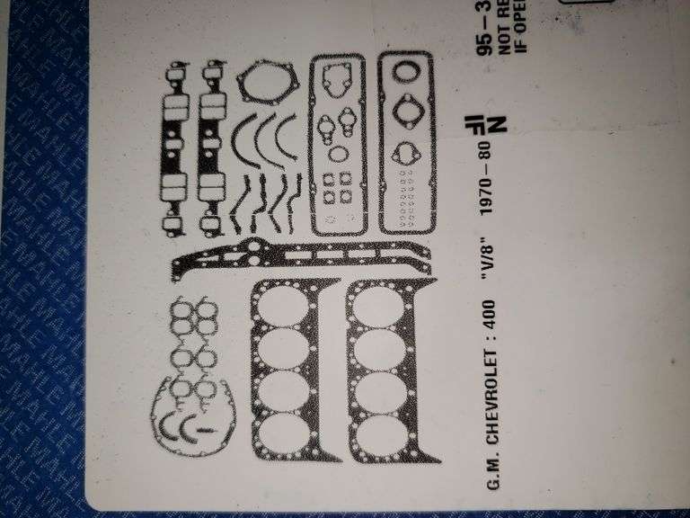 Complete 400 Small Block Chevy Rebuild Kit ( All New In Packages ...