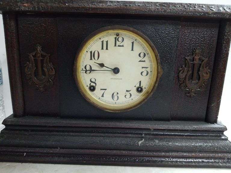 Antique Ingraham Mantle Clock - Trice Auctions