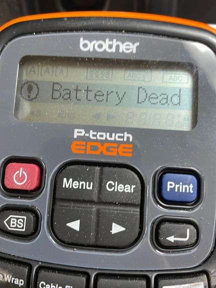 Brother p-touch edge label maker, accessories & case - tested and works ...