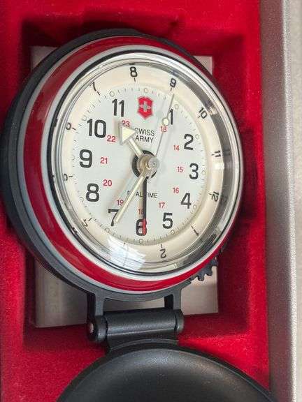 Victorinox Swiss Army Clock w/Box - Trice Auctions