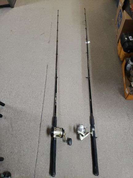 (2) Fishing Rods & Reels - Quantum Blue Runner 40 & Cabela's ...