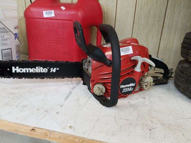 Homelite 3514c Chainsaw - Trice Auctions