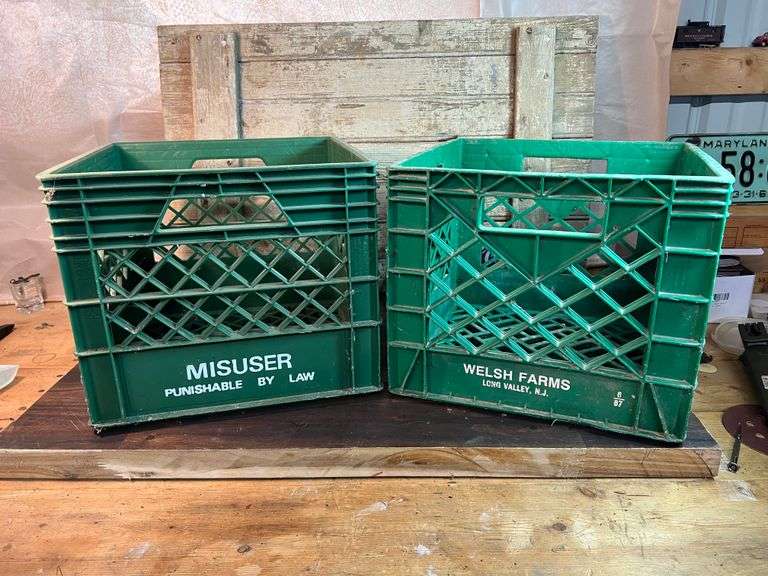 Two Milk Crates - Trice Auctions