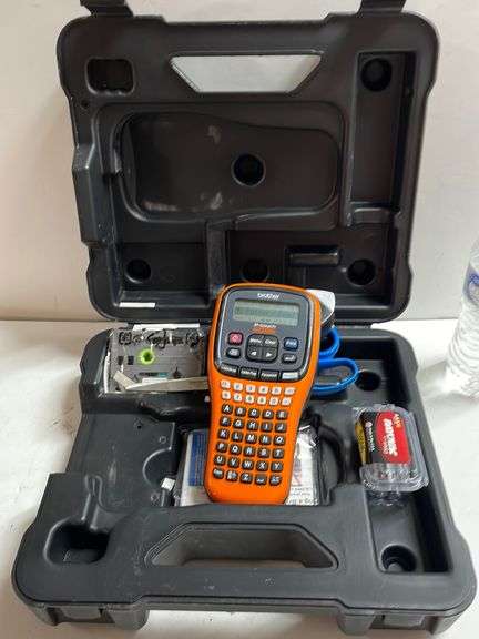 Brother p-touch edge label maker, accessories & case - tested and works ...
