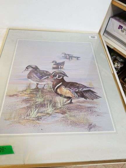 Anni Moller Signed Painting - Trice Auctions