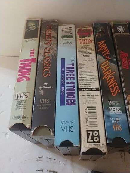 VHS Tapes, Nintendo Games - Trice Auctions