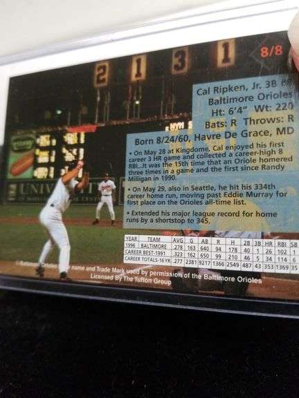 Cal Ripken Cards - Trice Auctions