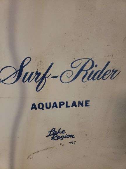 Surfrider Aquaplane Board - Trice Auctions