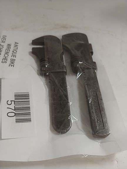 Antique Bike Wrenches, Iver Johnson - Trice Auctions