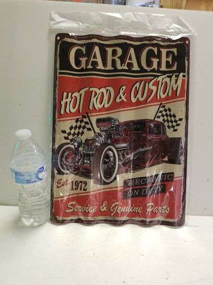 Hot Rod & Custom Tin Sign, In Plastic, 16 In Tall X 11 In Wide - Trice ...