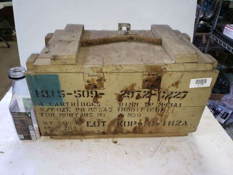 Vintage Military Box - Trice Auctions