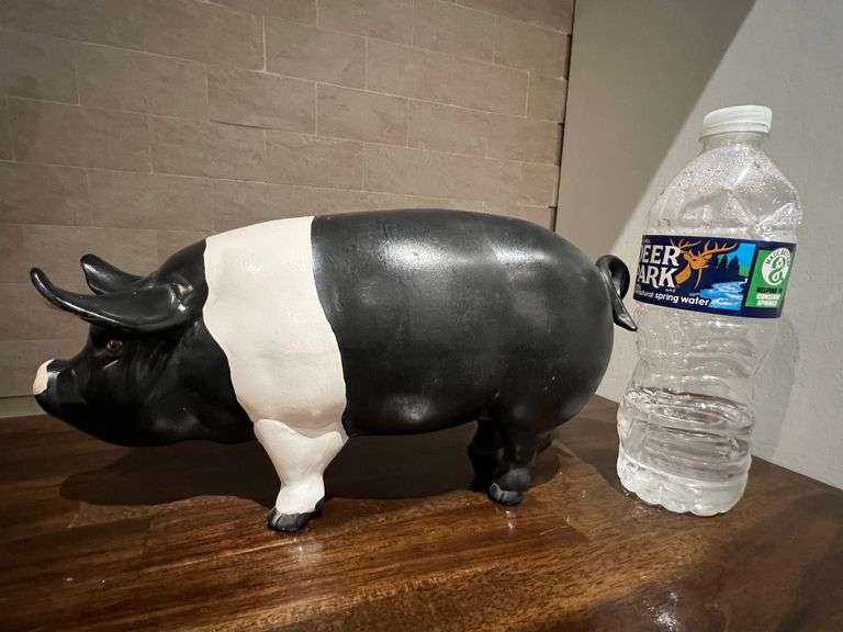 Large Ceramic Pig - Trice Auctions