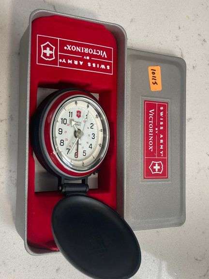 Victorinox Swiss Army Clock w/Box - Trice Auctions