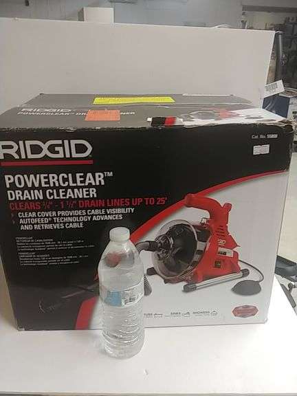 Ridgid Power clear Drain Cleaner - Trice Auctions