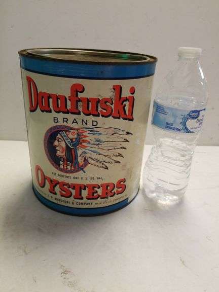 Daufuskie Brand One Gal. Oyster Can, Pop Of Color On Your Kitchen ...