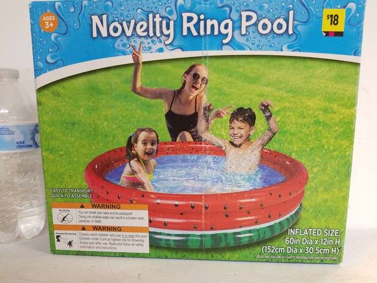 Pool Lounge, Underwater Splash Pad, & Novelty Splash Pool 60 In Dia. X ...