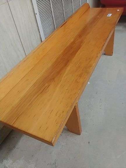 Rustic Pine Mudroom Bench - Trice Auctions