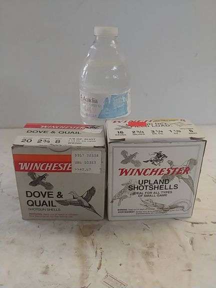 Winchester Upland Shotshells, Dove & Quail Shotgun Shells(Full Boxes) - Trice Auctions