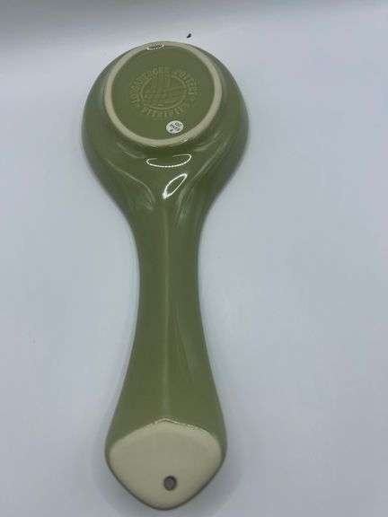 Longaberger Woven Traditions Sage Spoon Rest NEW - Trice Auctions