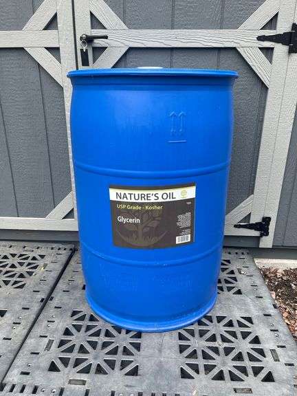 Plastic Empty 50 Gallon Barrel - Trice Auctions
