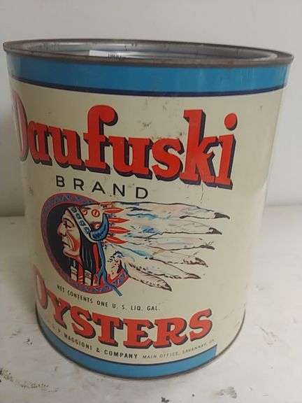 Daufuskie Gallon Oyster Can - Trice Auctions