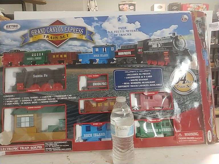Grand Canyon Express Train Set & Santa Express Train Set(unclear If Both Are Complete) - Trice ...