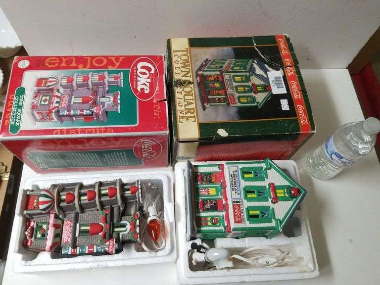 Coca-Cola Town Square Collection Christmas Village Buildings - Trice ...