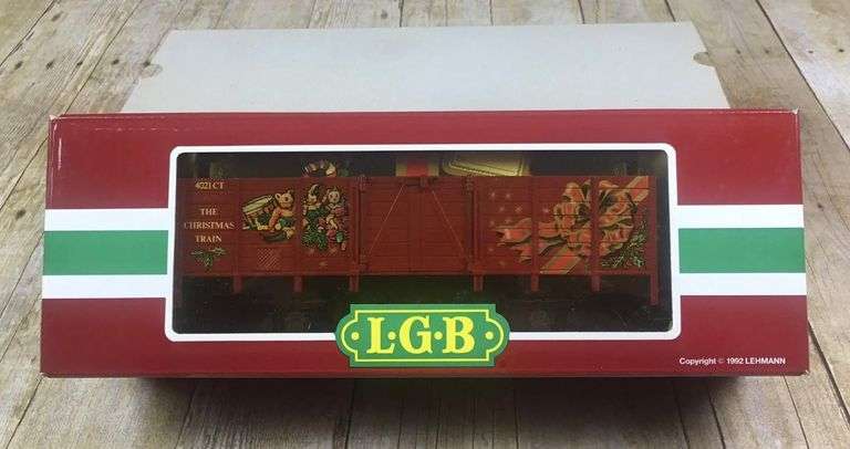 LEHMANN LGB 4021 CT Open Box Car w/ Christmas Box G-Scale. Open Box ...