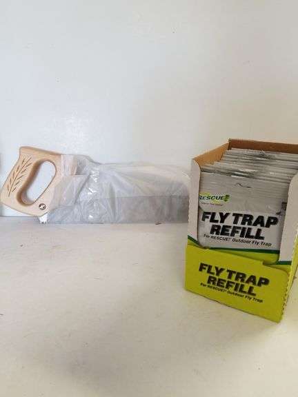 Hand Saw, Fly Trap Refill - Trice Auctions