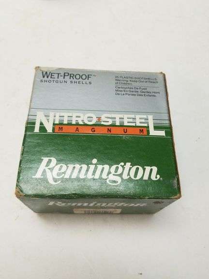 12 Gauge Remington Nitro Steel Magnum Wet Proof Shotgun Shells, Steel ...