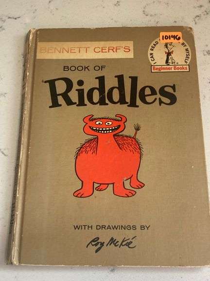 1960 Book of Riddles Vintage Book - Dr Seuss Beginner Book - Trice Auctions