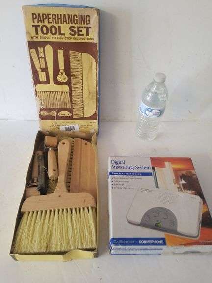 Digital Answering System And Paperhanging Tool Set - Trice Auctions