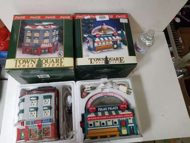 Coca-Cola Town Square Collection Christmas Village Buildings - Trice ...