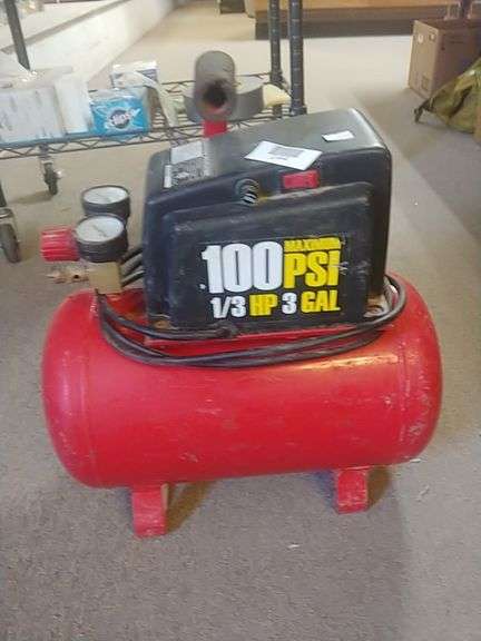 100 Psi Air Compressor - Trice Auctions