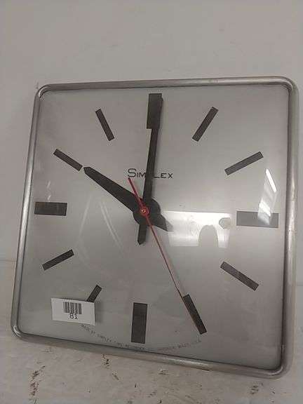 Simplex Wall Clock - Trice Auctions
