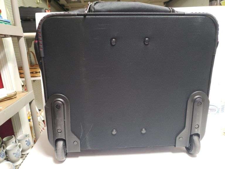 Solo Travel Electronic Rolling Telescoping Luggage Carry-on Bag - Trice ...