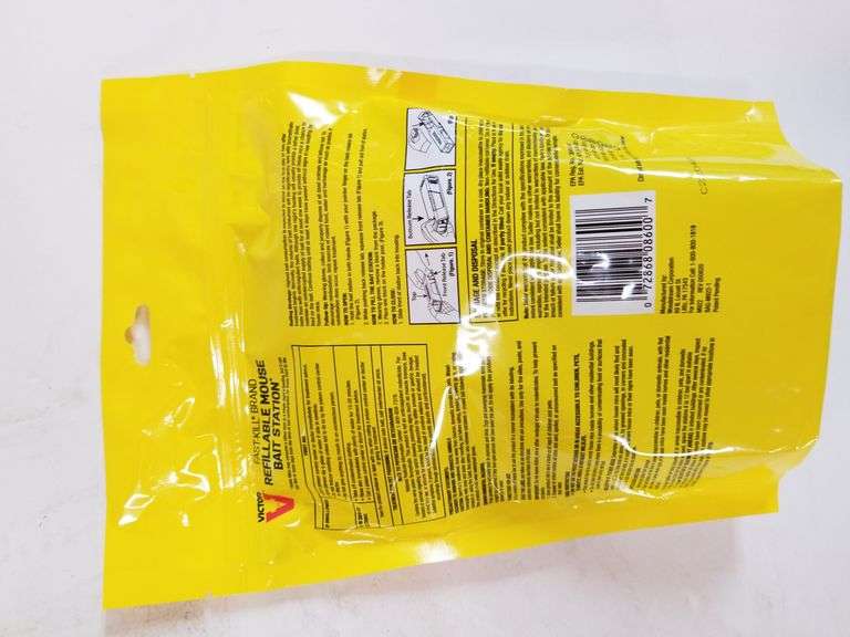 Refillable Mouse Bait Station/ Fast Kill/ 10 Blocks/ 6 Bags Total ...