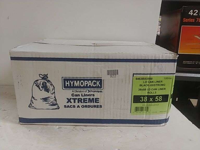 Hymopack Full Case Of Can Liners - Trice Auctions