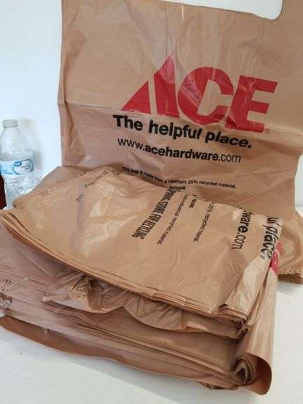 Plastic Ace Hardware Shopping Bags - Trice Auctions