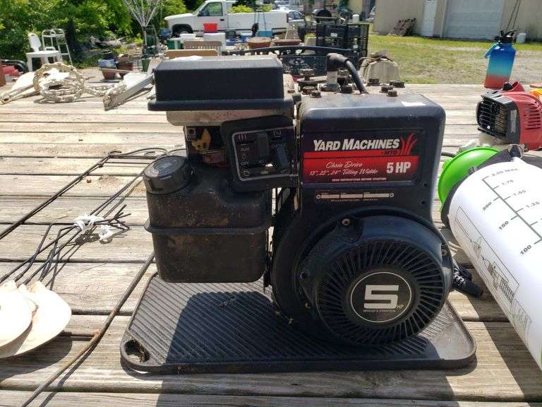 Yard Machines MTD 5HP Motor For Tiller - Trice Auctions