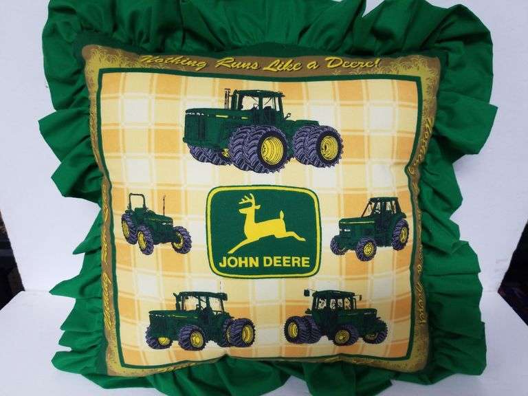 John Deere Decorative Pillow - Trice Auctions