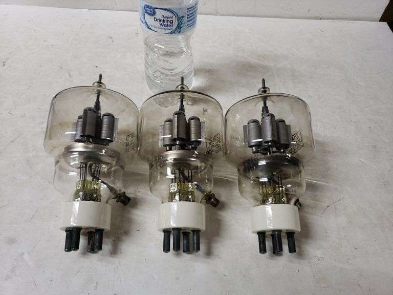 3 EIMAC VT-129/304TL Transmitter Tubes Made In USA - Trice Auctions