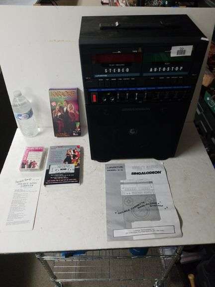 Lonestar Singalodeon Double Cassette Sing-Along System Karaoke Player ...