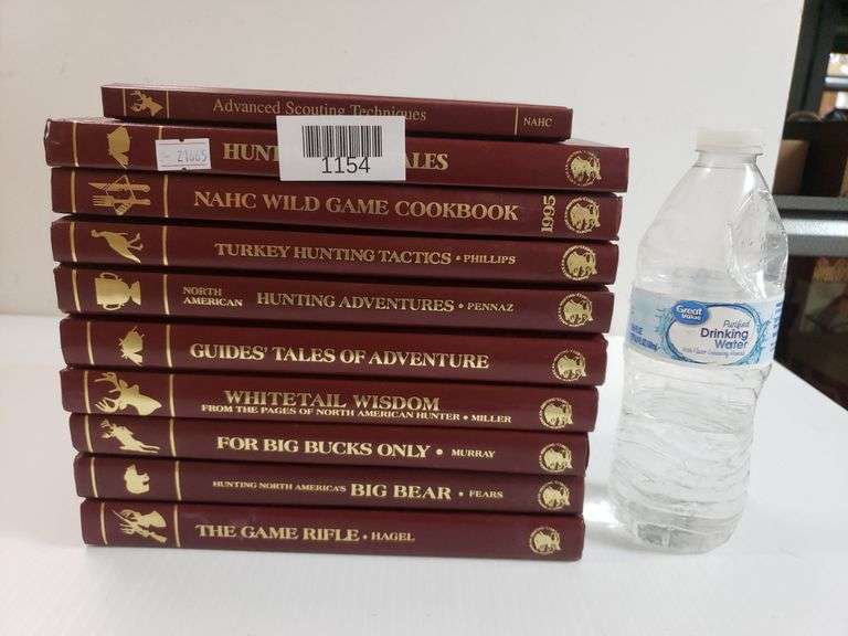 9 Hardback Books About Hunting By The North American Hunting Club ...