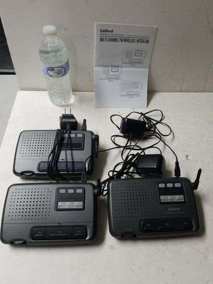 Calford Multi-Channel FM Wireless Intercom System - Trice Auctions