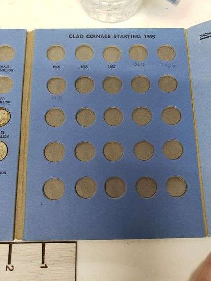 Roosevelt Dime Collection Book Starting At 1946 - Not Complete - Trice ...