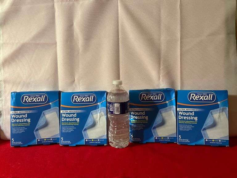 4 Boxes Rexall Wound Dressing 5 Per Pack - Trice Auctions
