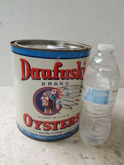 Daufuskie Gallon Oyster Can - Trice Auctions