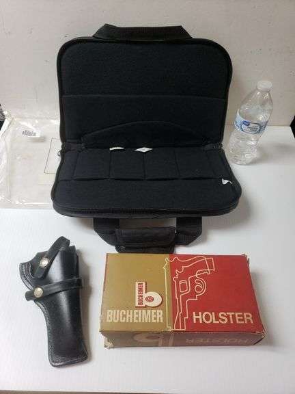 Bucheimer B4 Cowhide Holster & Everest Bag Brand Pistol Soft Case ...