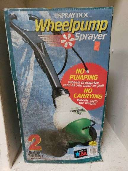 Spray Doc Wheel Pump Sprayer Made In USA - 2 Gallon Volume. Appears To ...